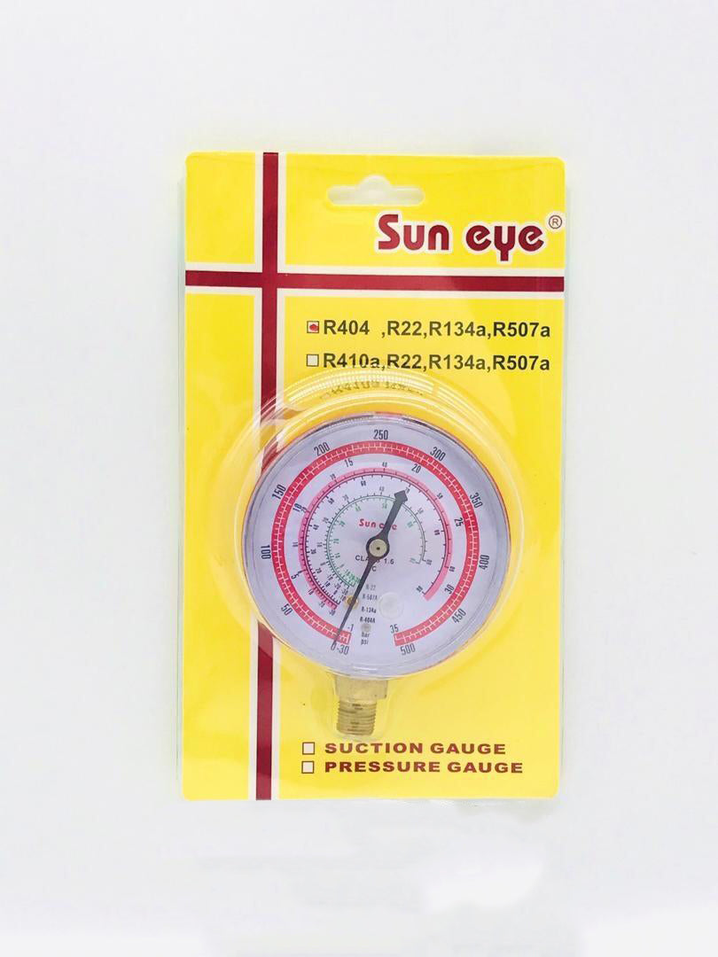 Sun Eye Meter Gauge R22/ R12/ R134A/ R404A - High ( Red ) – Golden ...